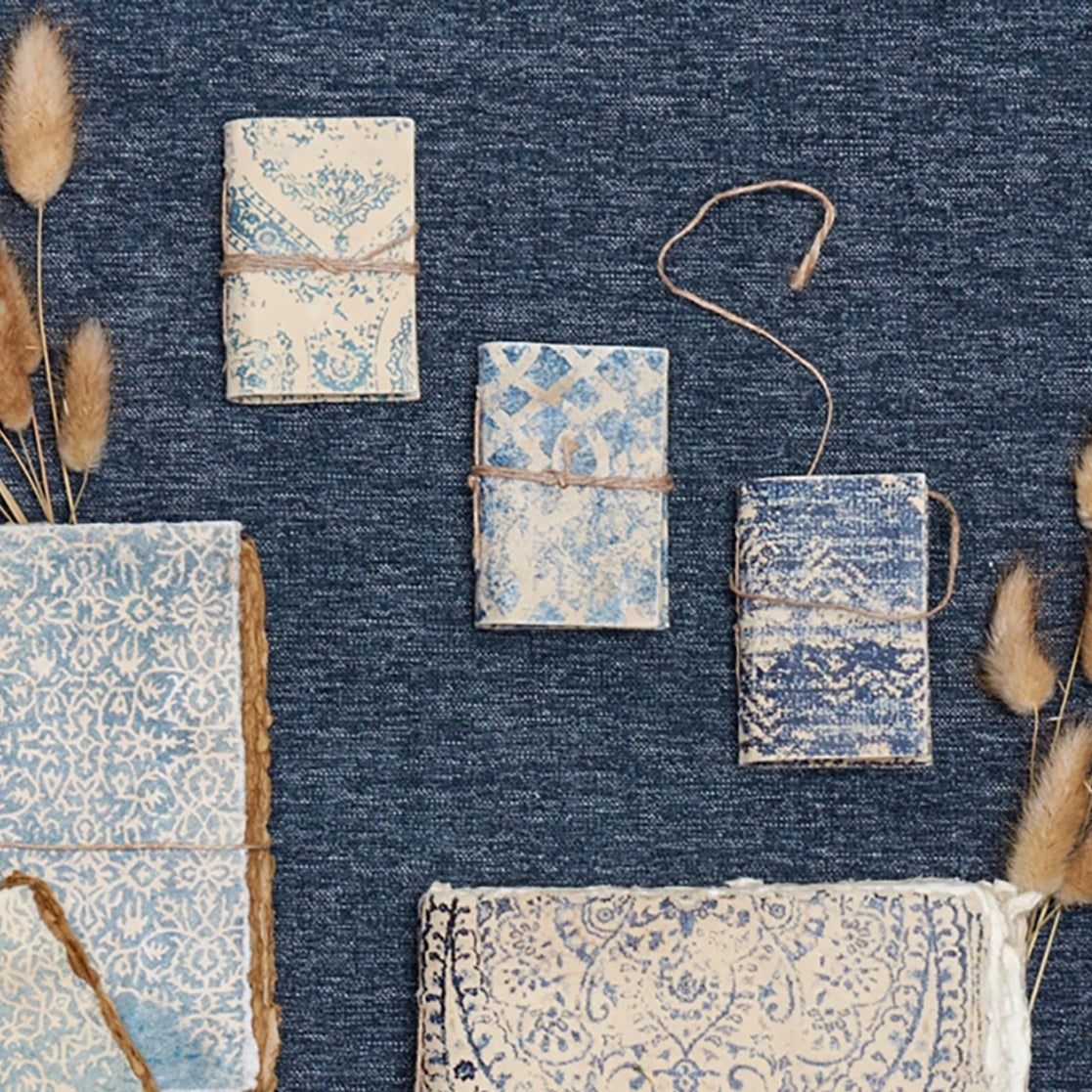 Mini Indigo Scroll Journal – Endless Dreams Boutique