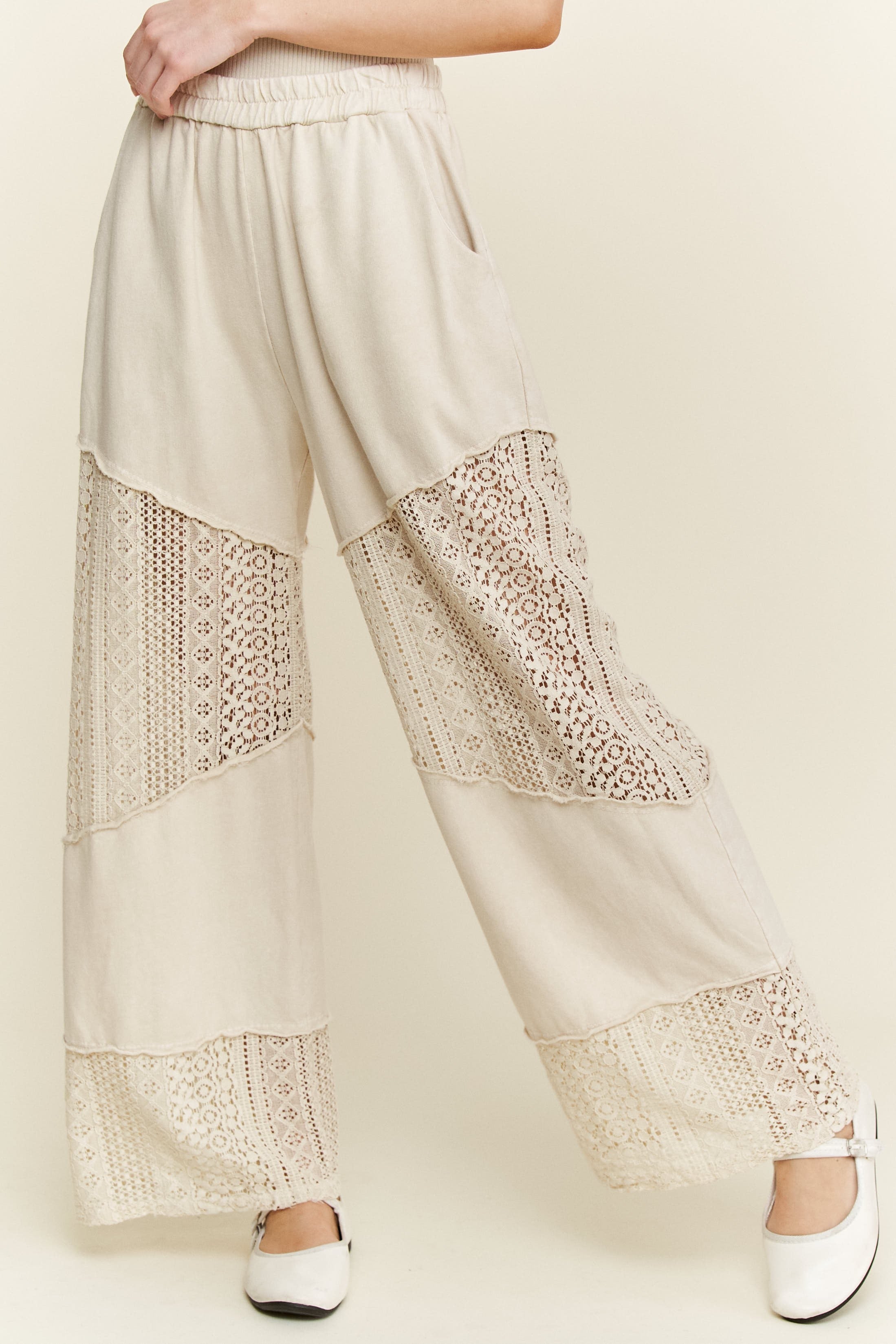 Lace See Through Breezy Pants – Endless Dreams Boutique