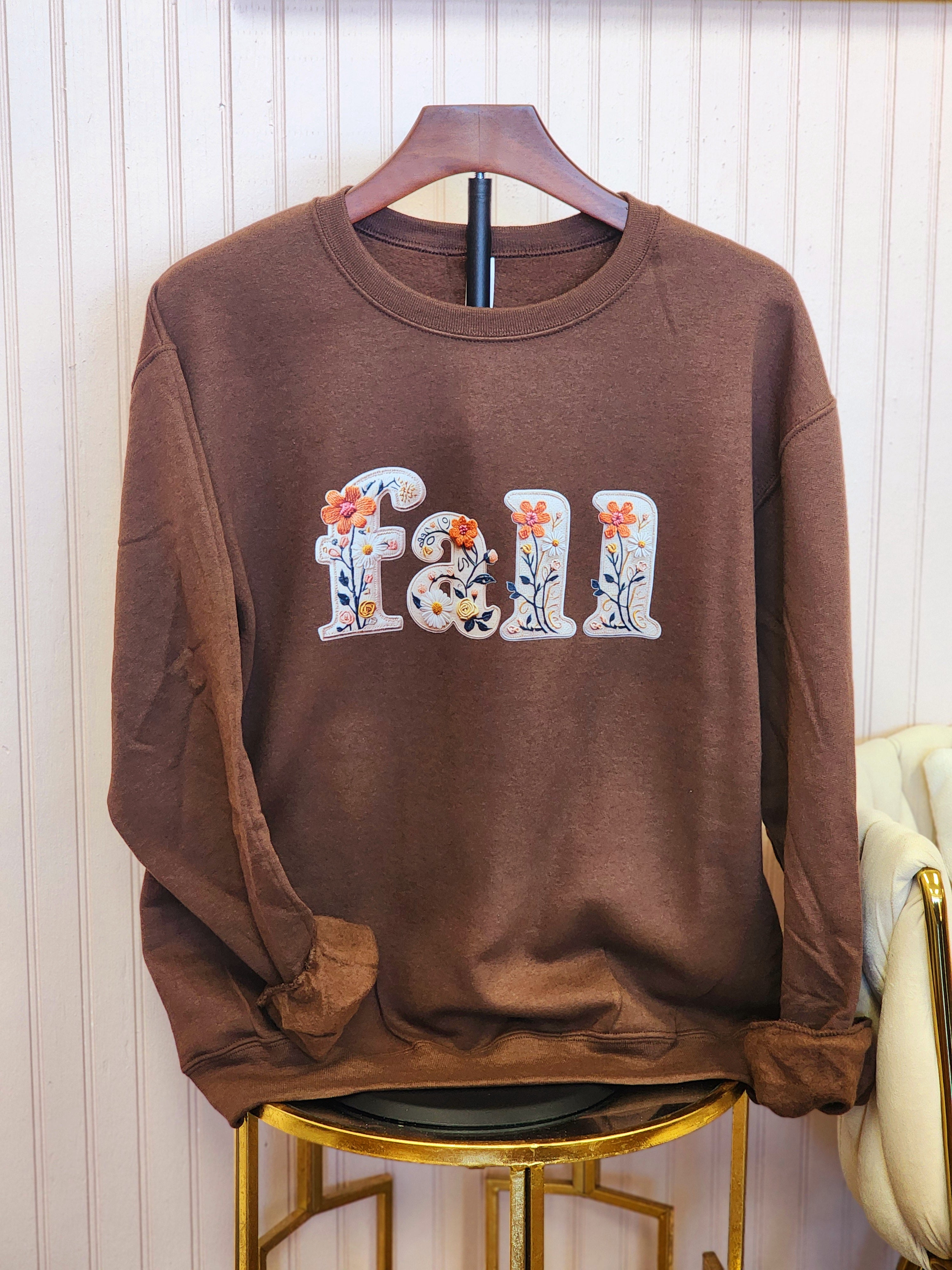 Floral Fall Sweatshirt – Endless Dreams Boutique